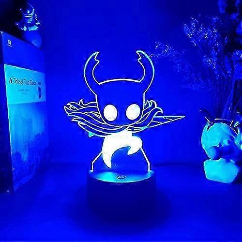 New Year 2022 3D Night Light,Hollow Knight Figurine Player Drawing Art ...
