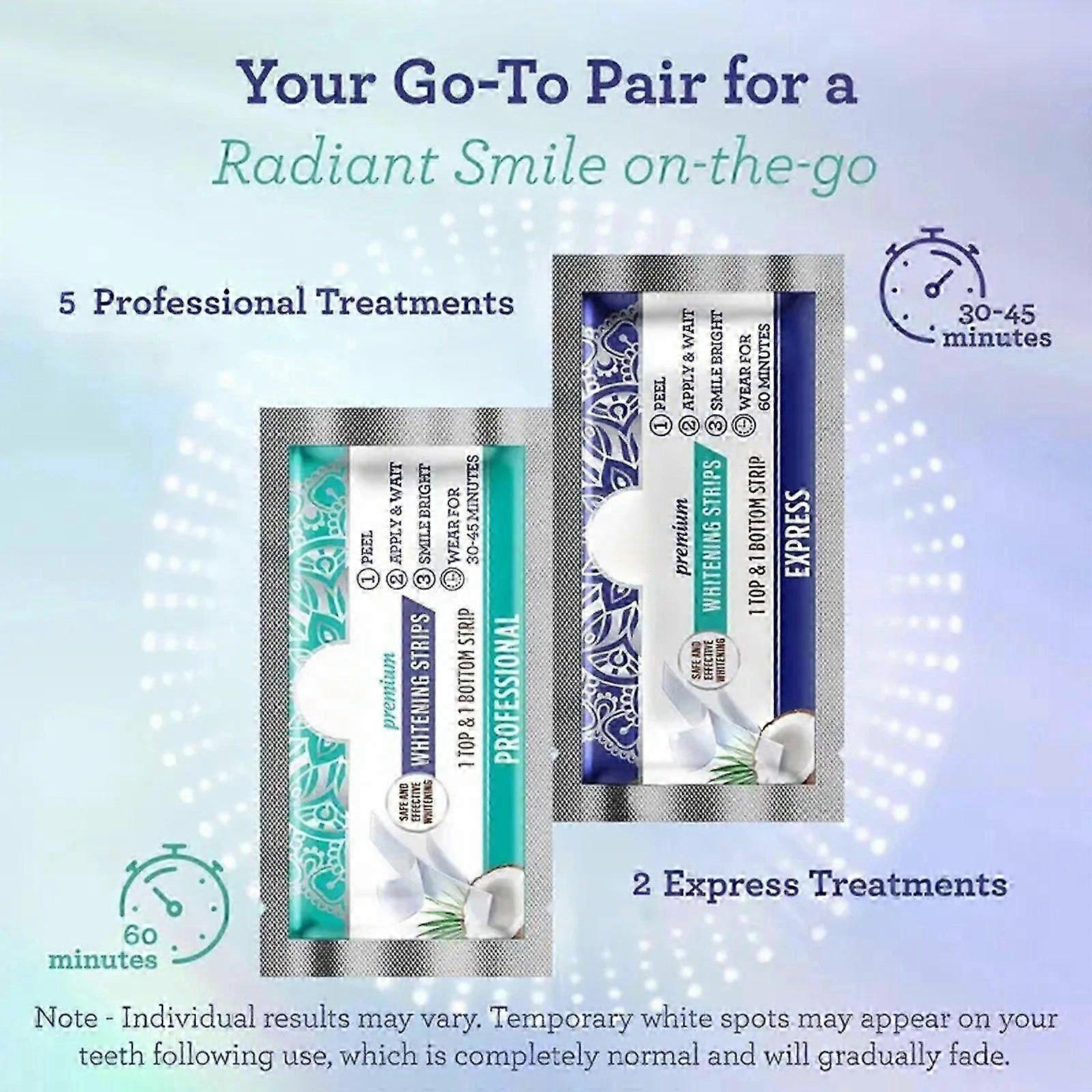 1-3Boxes Teeth Whitening Strips - 7-Day Treatment with Non-Slip, Dry ...