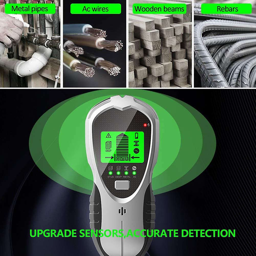 Wall Finder 4 In 1 Wall Metal Detector With Lcd Screen Stud Finder For ...