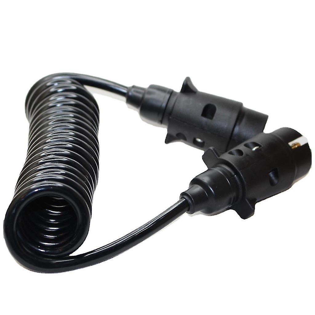 Trailer Light Edge Board Curly Extension Lead 3m 7-pin Plugs For Truck ...