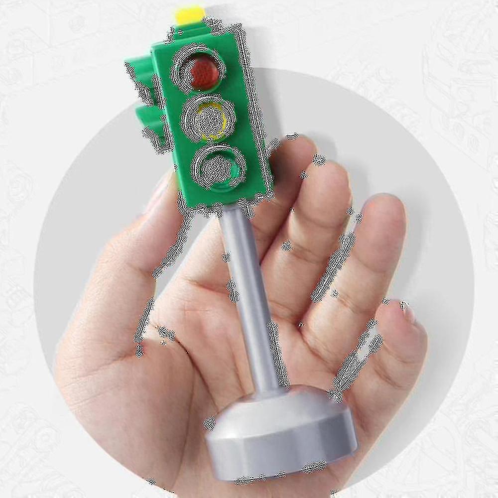 Mini Traffic Signs Road Light Block With Sound Led Children Safety ...