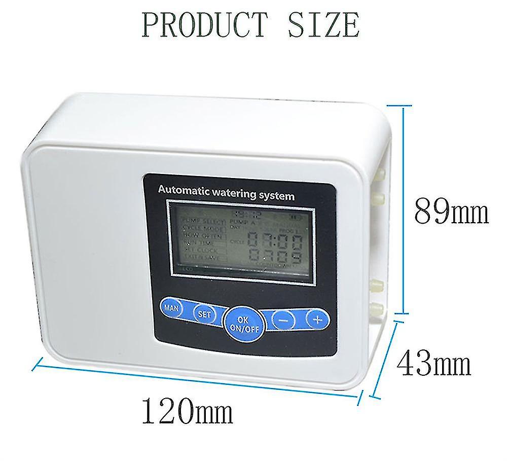 Solar Dual-pump Drip Irrigation System Kits Water Pump Controller Timer ...