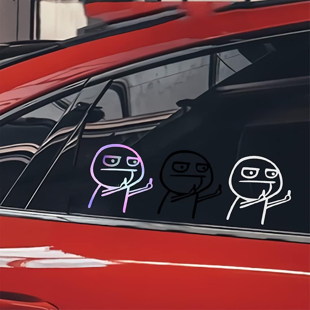 6 Pieces Middle Finger Car Stickers Middle Finger Vinyl Decals ...