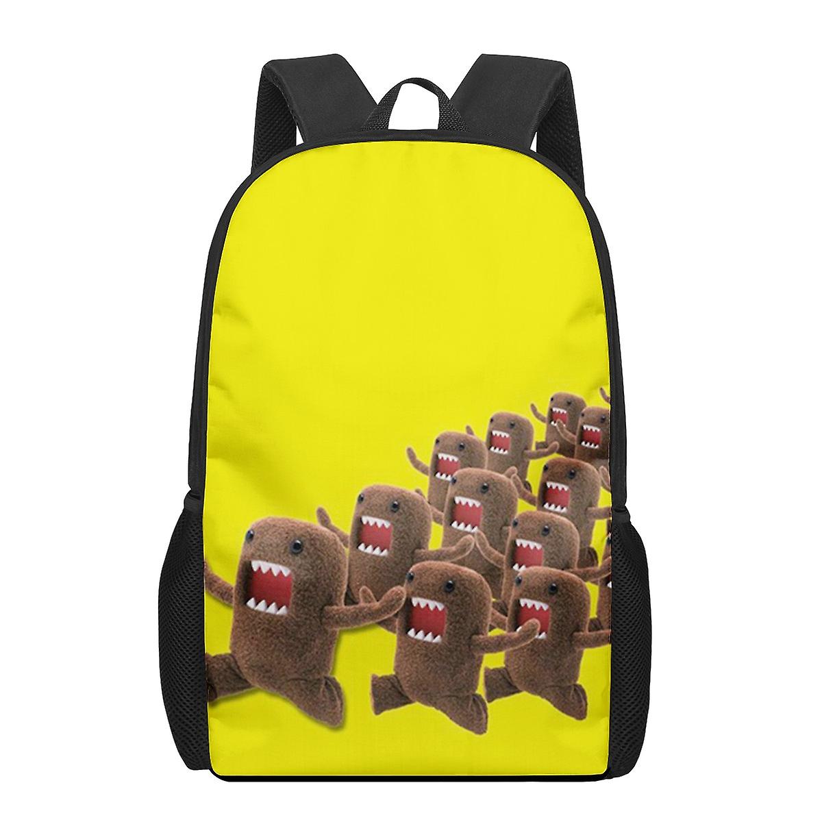 Domo Kun Cartoon Monster 3d Print School Bags For Boys Girls Primary ...