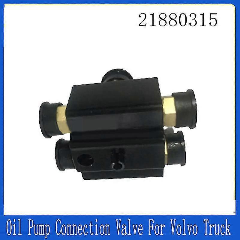 For Oil Pump Connection Valve Block for Volvo Truck - Crane Pump Truck ...