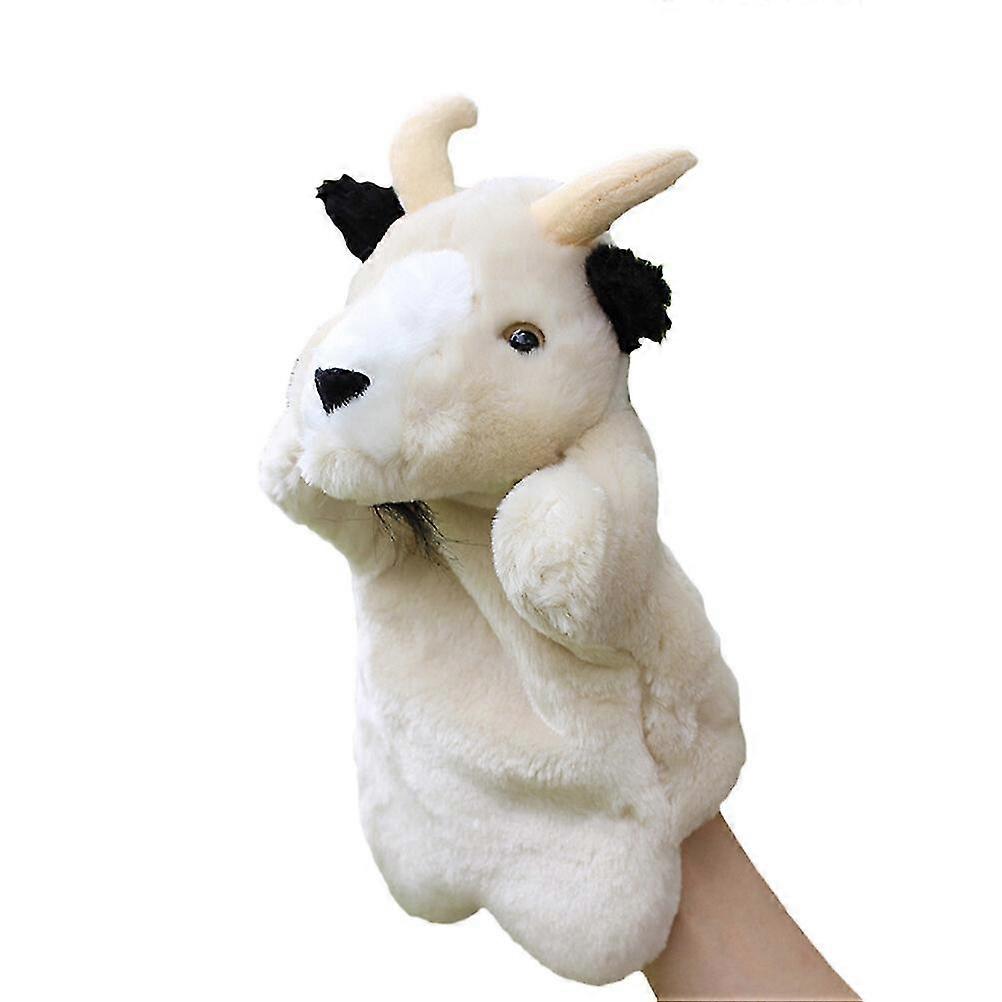 1pc Plush Goat Puppet Animal Doll Story Telling Prop Interactive Toy ...