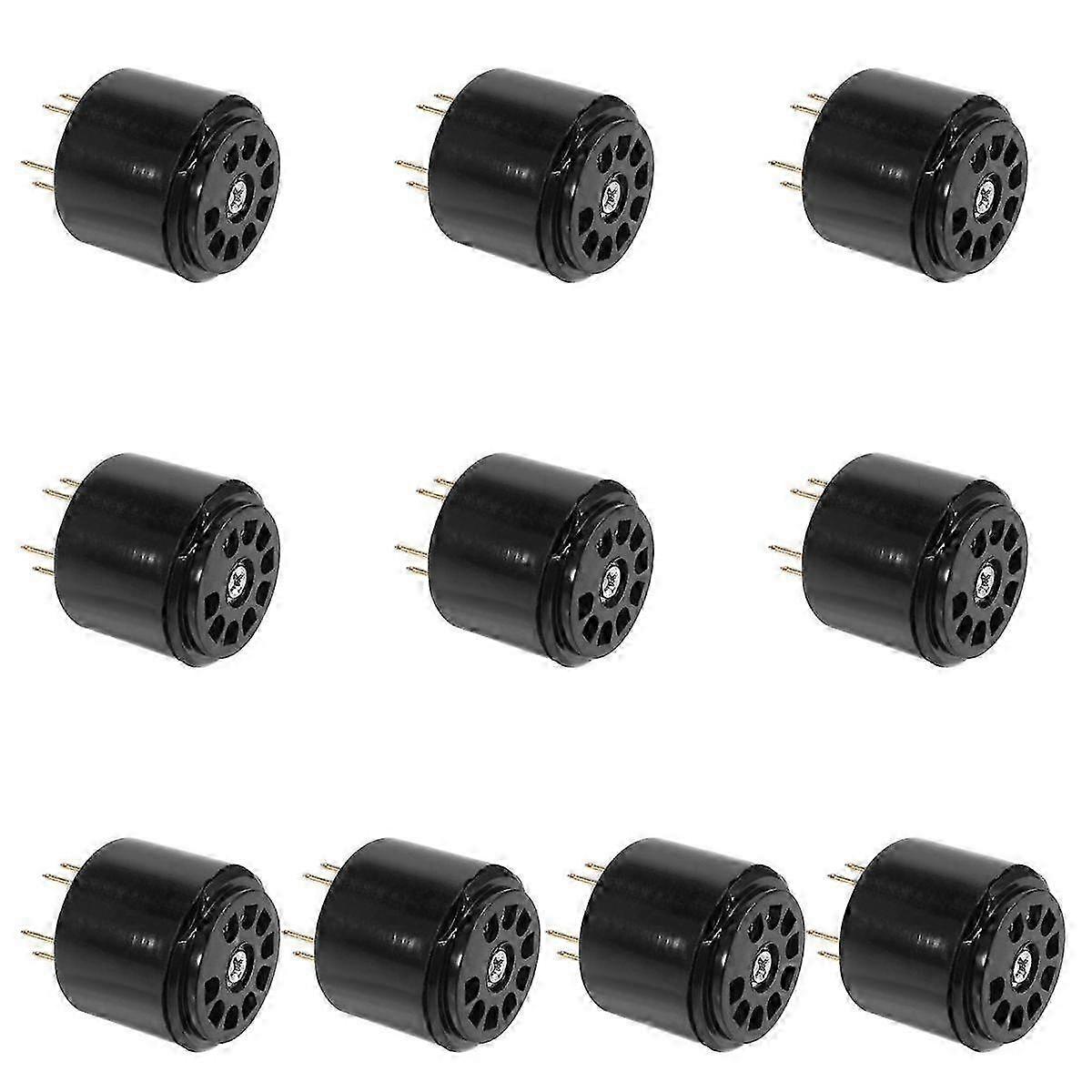 10PCS 9Pin Tube Socket Test Saver for 6DJ8 12AX7 ECC83 12AU7 ECC82 EF86 ...