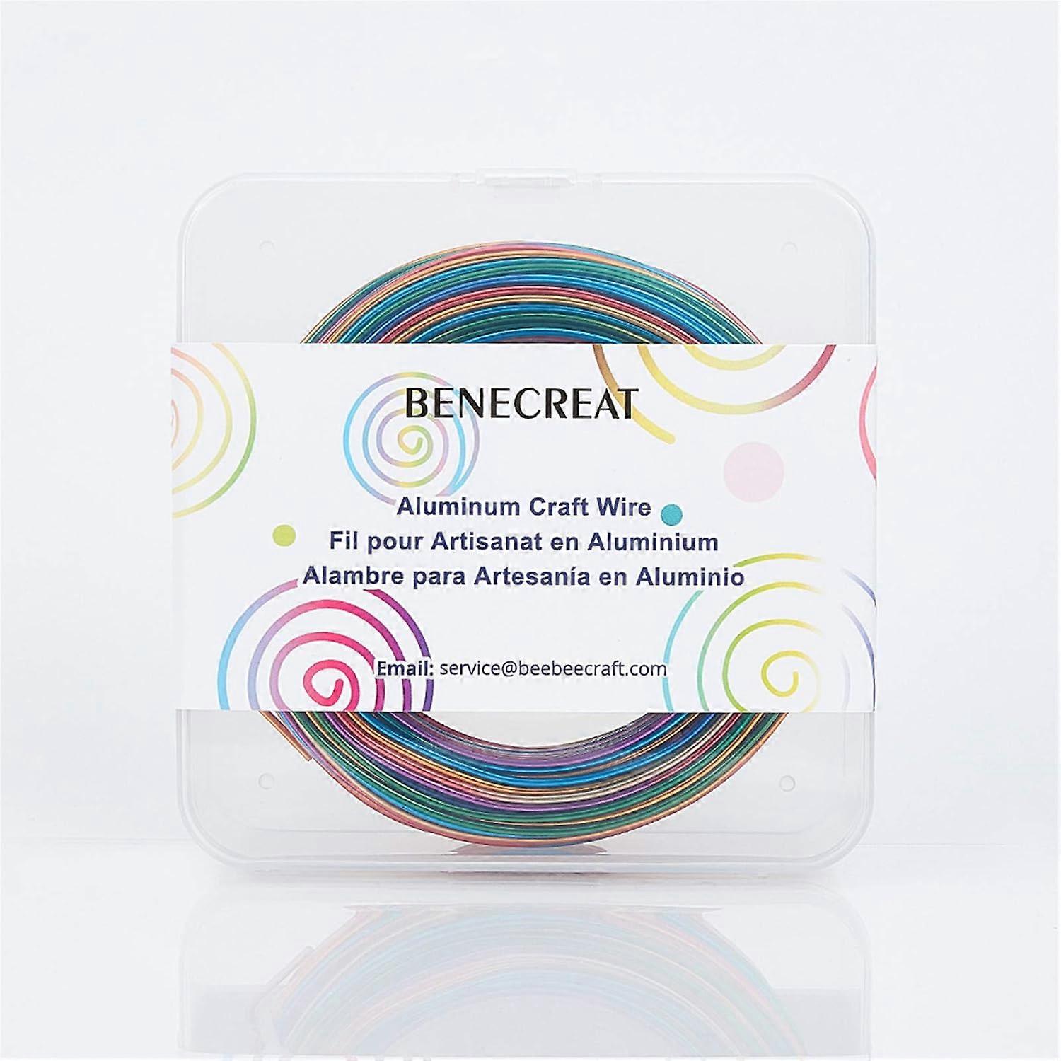 15 Gauge 136 Feet Multicolor Jewelry Craft Wire Gradient Color Aluminum ...
