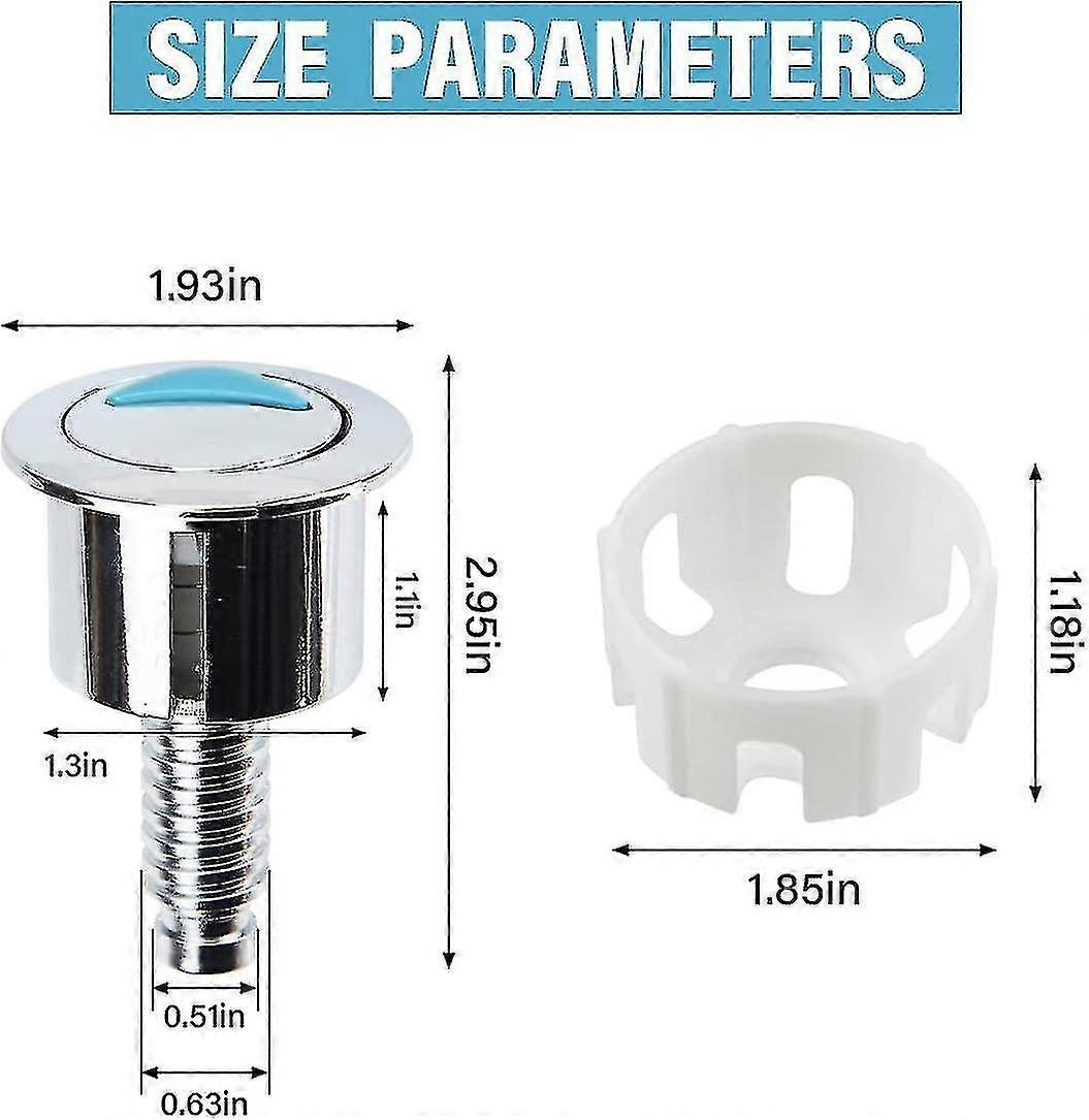 2024,Toilet Buttons Replacement, Push Button Toilet Flush Toilet Flush ...