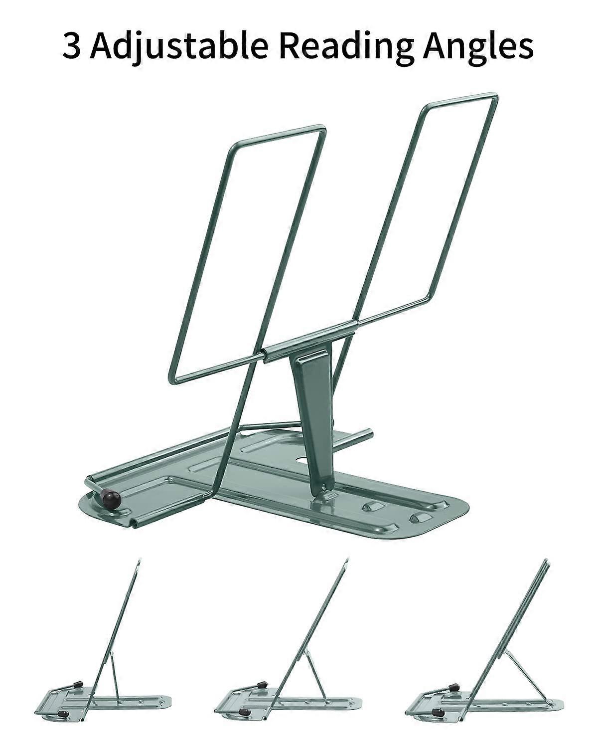 Book Stand for Reading, Book Stand for Kitchen, Adjustable Metal Holder ...