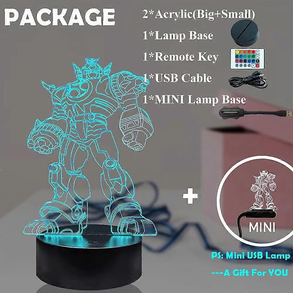 SBSG Transformers Optimus Prime Bumblebee Autobots 3D LED Anime Night ...