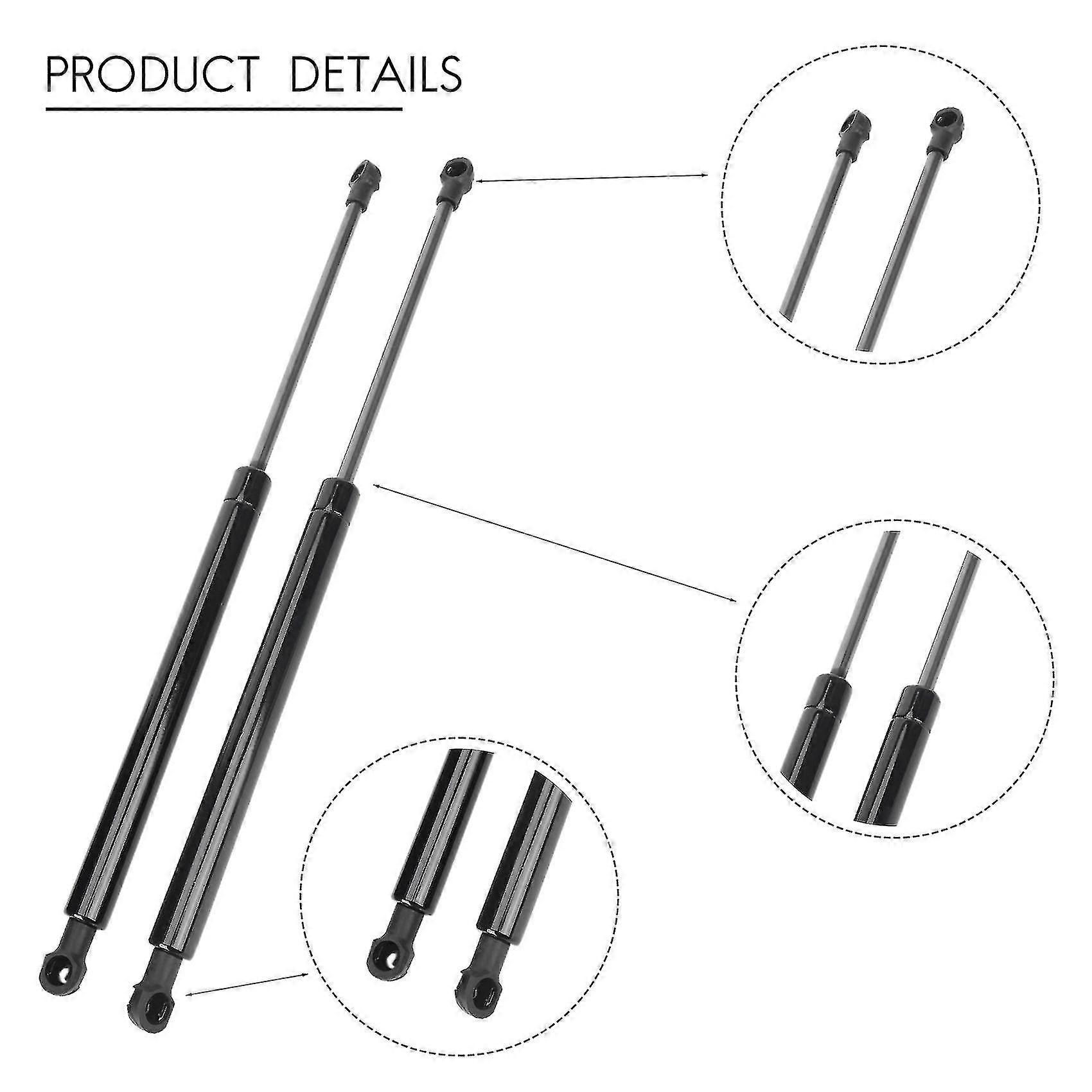 2x Universal 400mm 300n Car Front Cover Hood Rear Trunk Boot Shock Lift ...