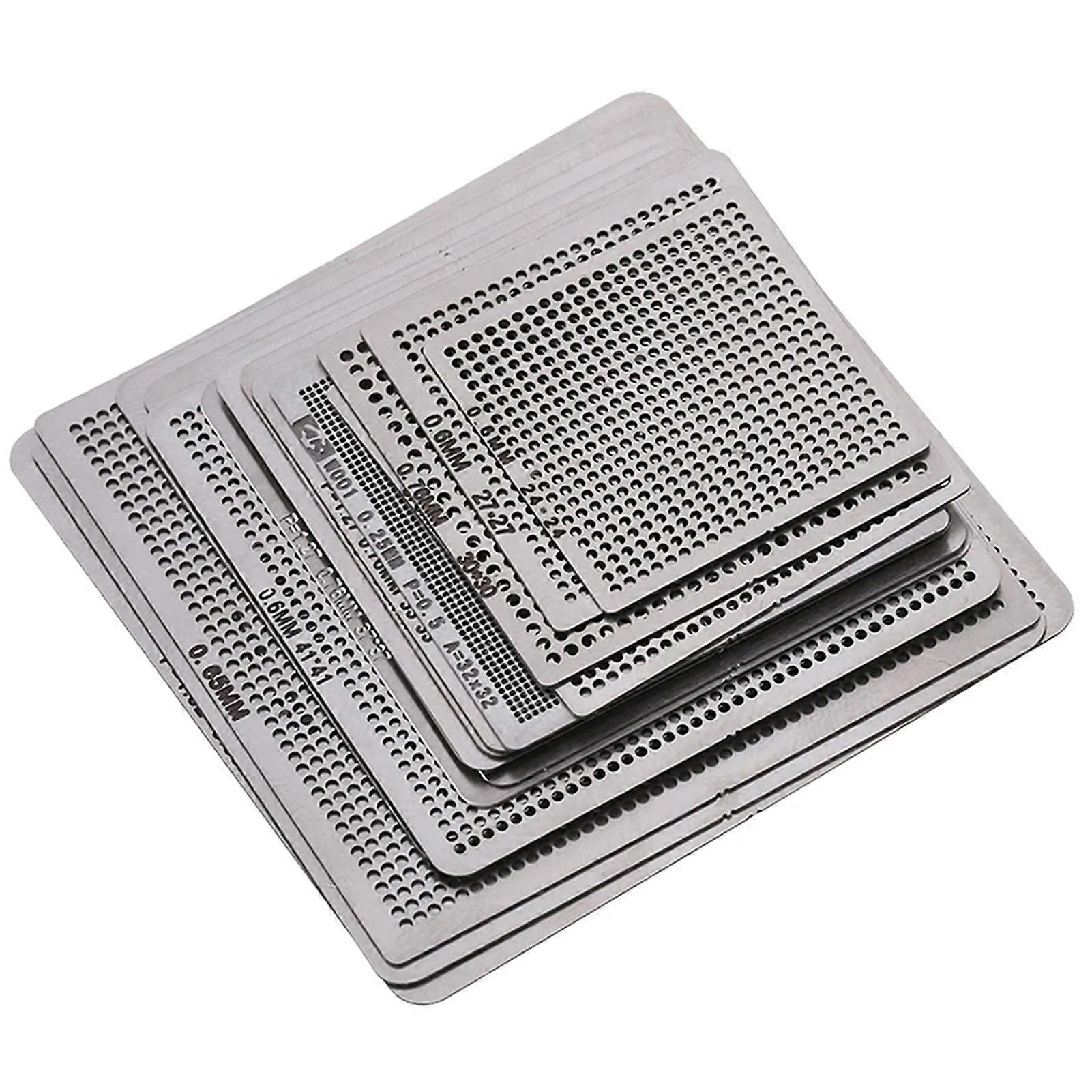 18PCS BGA-Stencils Kit for CPU Reballing/Repair Universal High ...