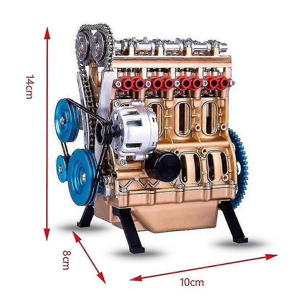 Engine Model Car Engine Model Kit Decor Building Kit | Fruugo UK