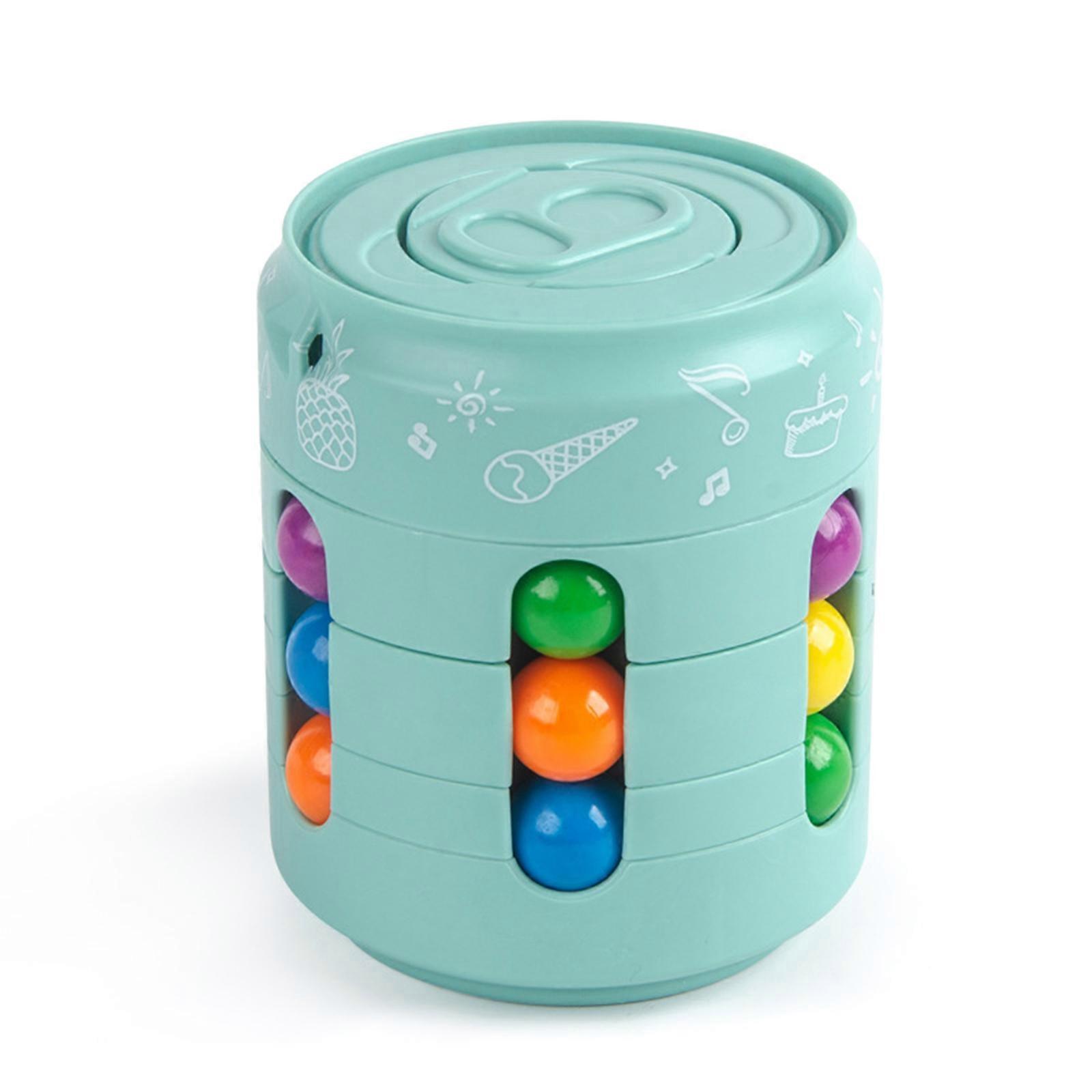 Cans Magic Bean Cube Fingertip Toys Spinner Rotating Toys Reliever ...