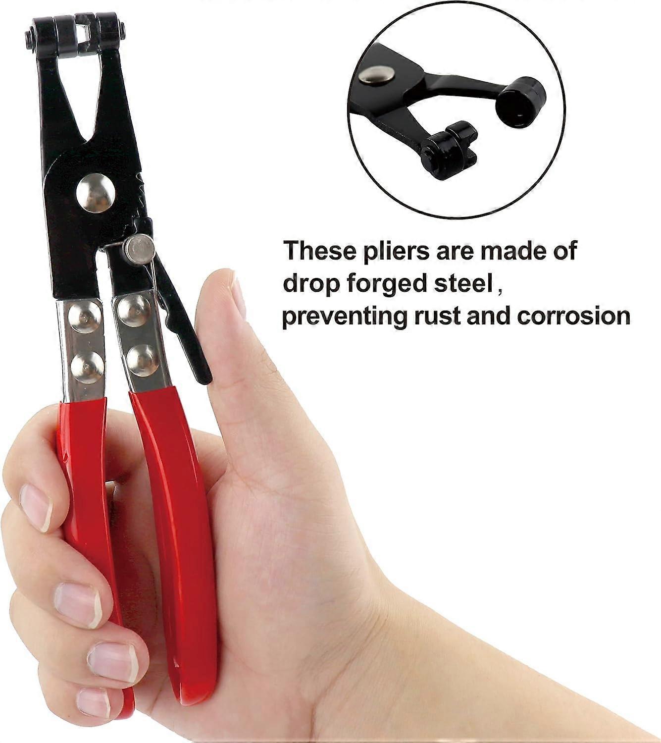 3PCS Hose Clamp Pliers Set, Vise Grips Locking Pliers, Remover Kit with ...