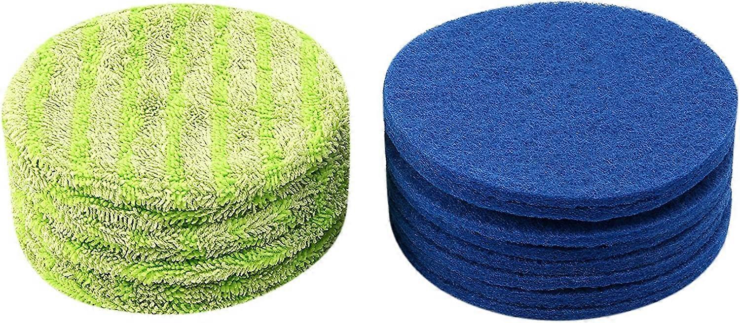 Replacement Cordless Electric Mop Rotating Mop Pad Includes 8 ...