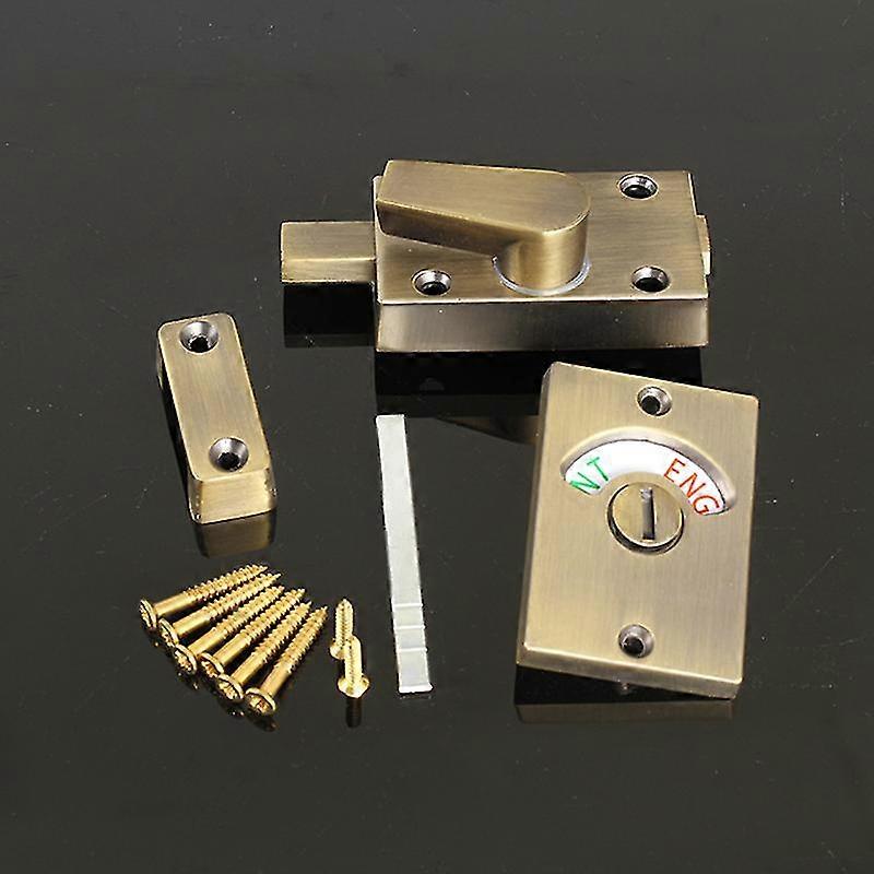 Toilet Indicator Bolt Vacant/Engaged Brass Plated Tw | Fruugo UK