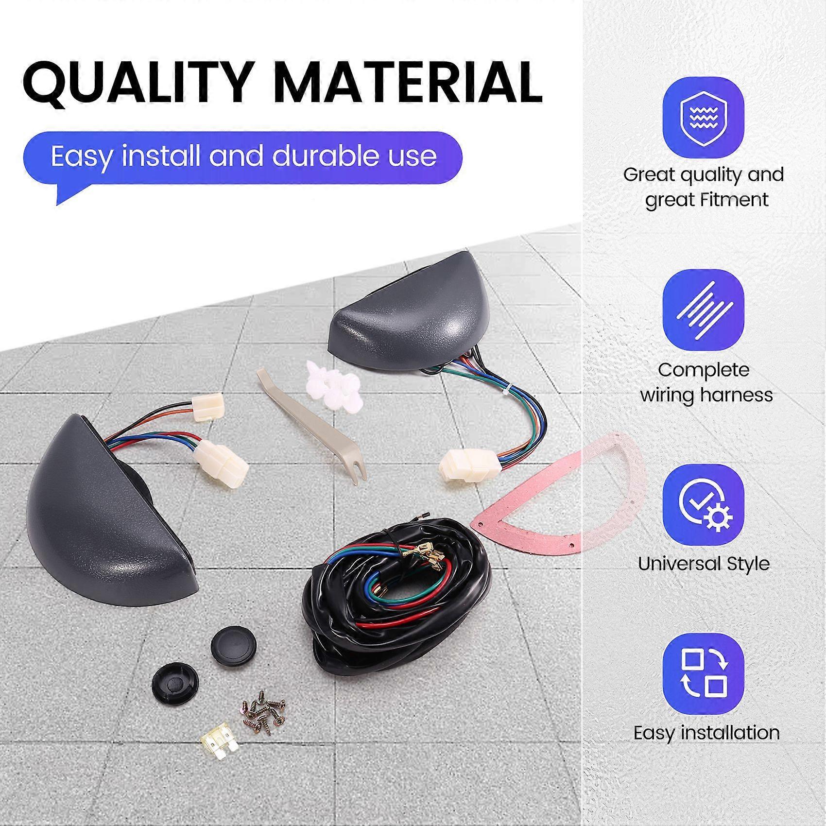 12V Car Universal Power Window Switch Kit Power Window Glass Lifter ...