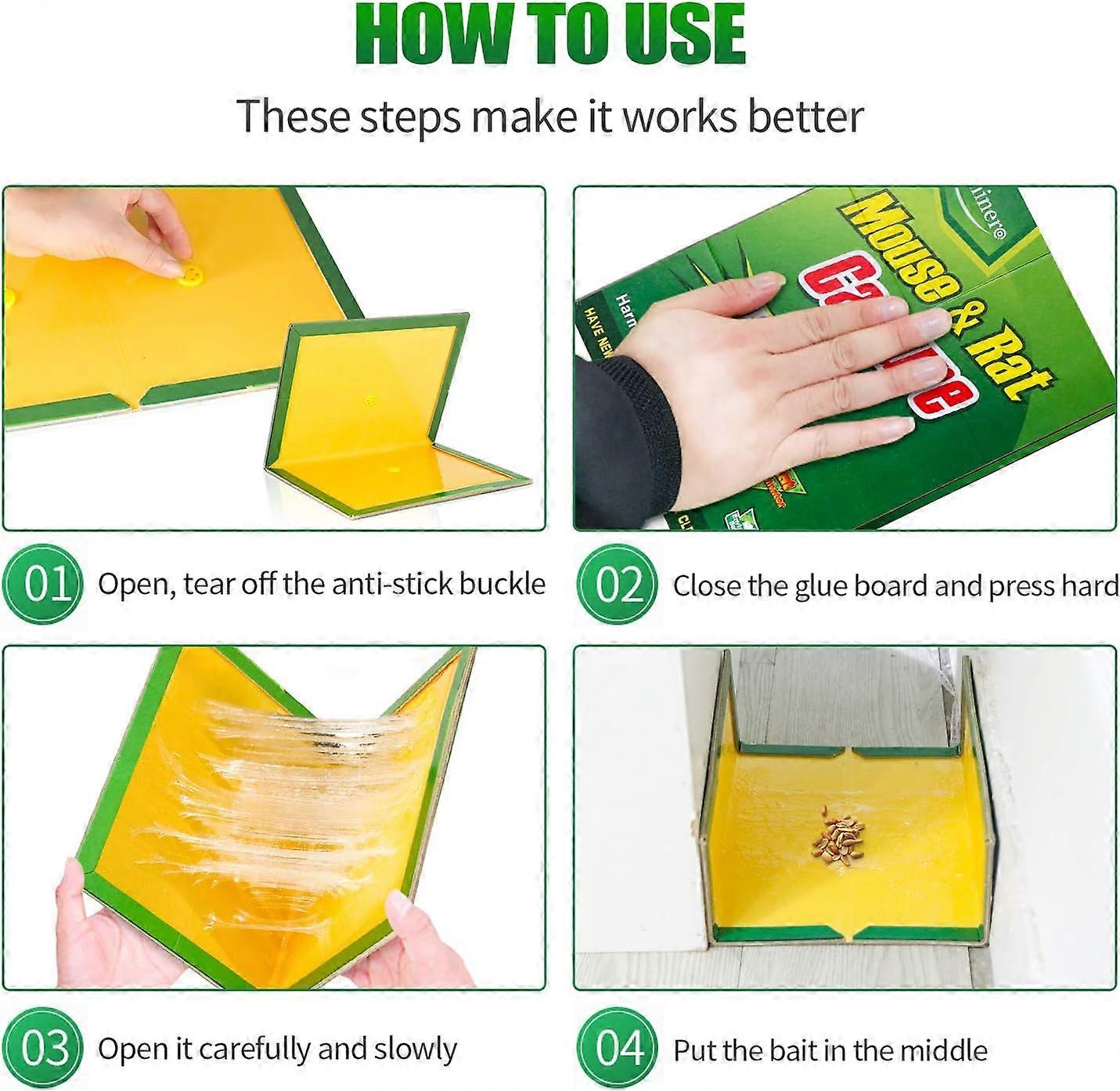 10 pack humanized mouse glue plates, green and environmentally friendly ...