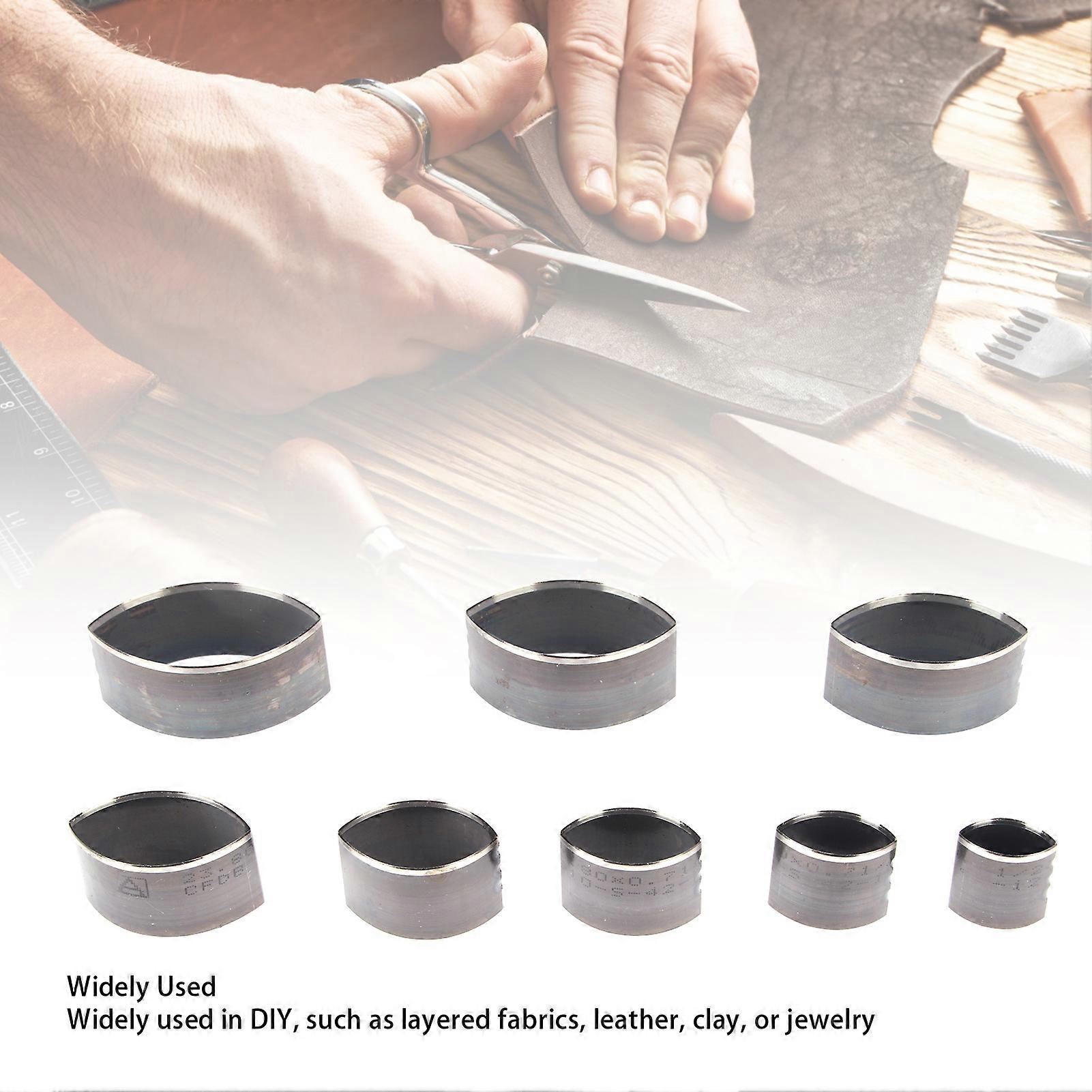 8 Pcs Leather Punch Mold Hollow High Carbon Steel Cutting Die for DIY ...