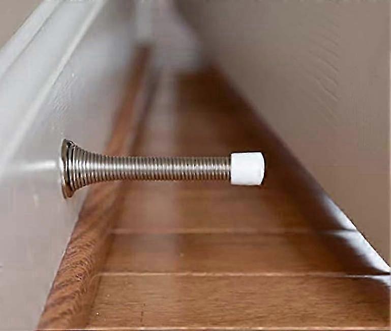 VICOOL 6 Pack Spring Door Stop Satin Nickel Heavy Duty, 3-1/4 Flexible ...