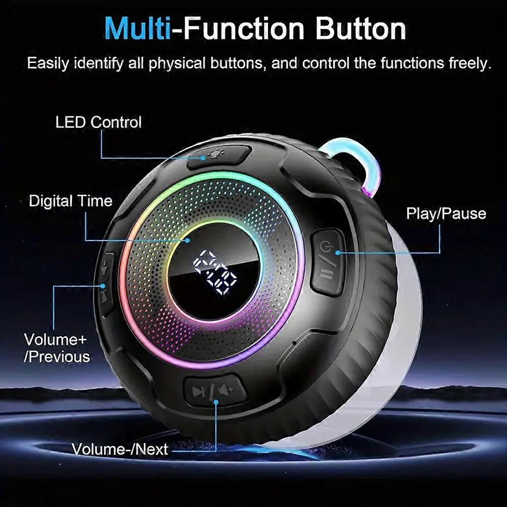 Wireless Speaker S5 IPX7 Waterproof ENC Speakers Built-in Mic 10 Hours ...
