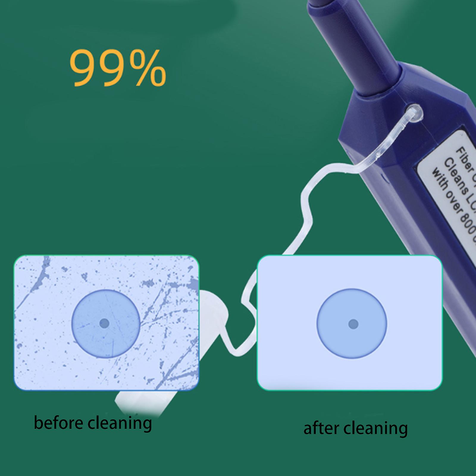 Cleaner Optical Fiber Cleaner Pen Cleans 1.25mm Lc Connector Over 800 ...