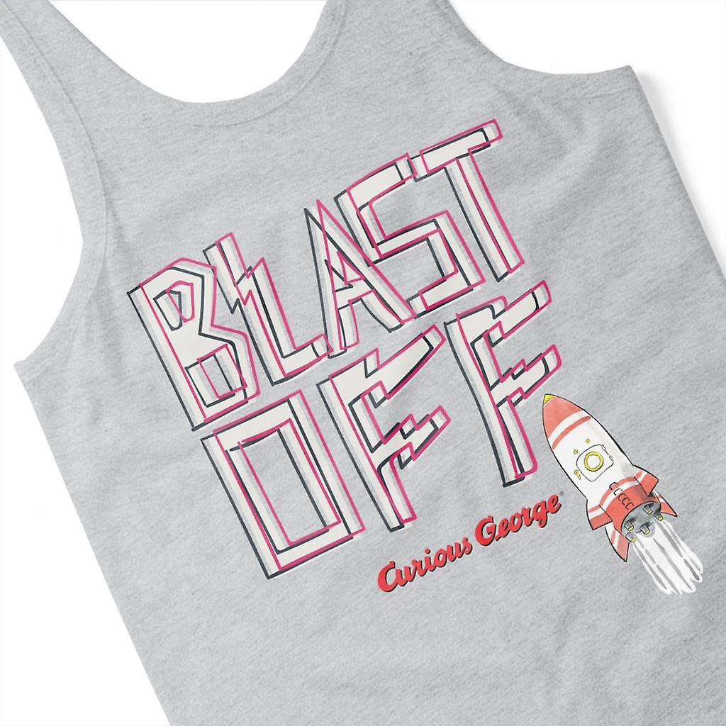 Curious George Blast Off Rocket Women's Vest | Fruugo US