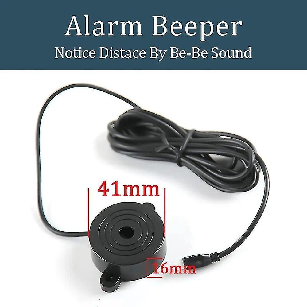 4 Sensors Buzzer 22mm Car Parking Sensor Kit Reverse Backup Radar Sound ...