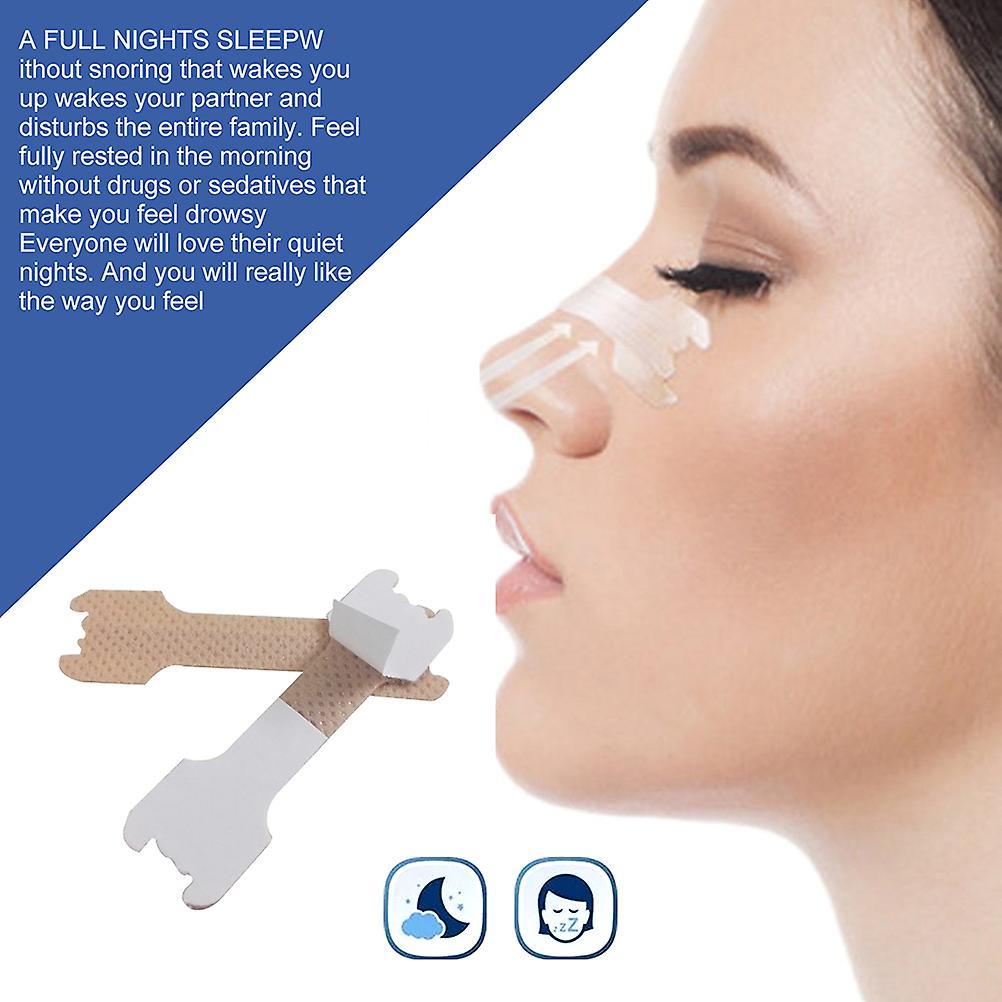 2024 100 Pcs Breath Nasal Strips Snoring Strips Nose Patch Improve ...