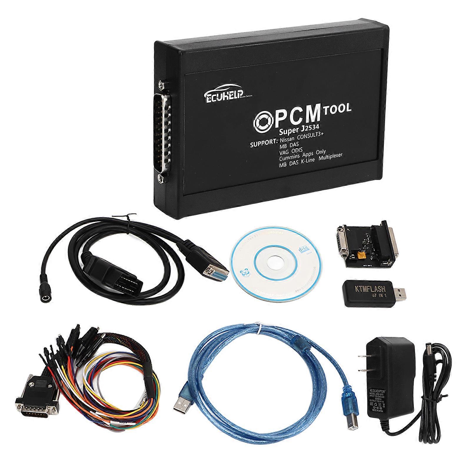 67 in 1 Automotive Diagnostic Scan Tool for SM2 PRO J2534 ECU ...