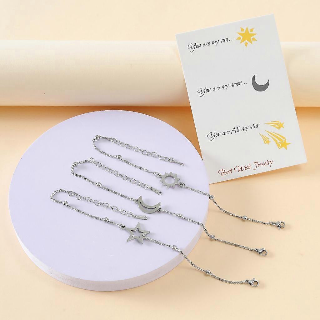 Matching for Sun Moon Star Friendship Relationship Bracelets for Him ...
