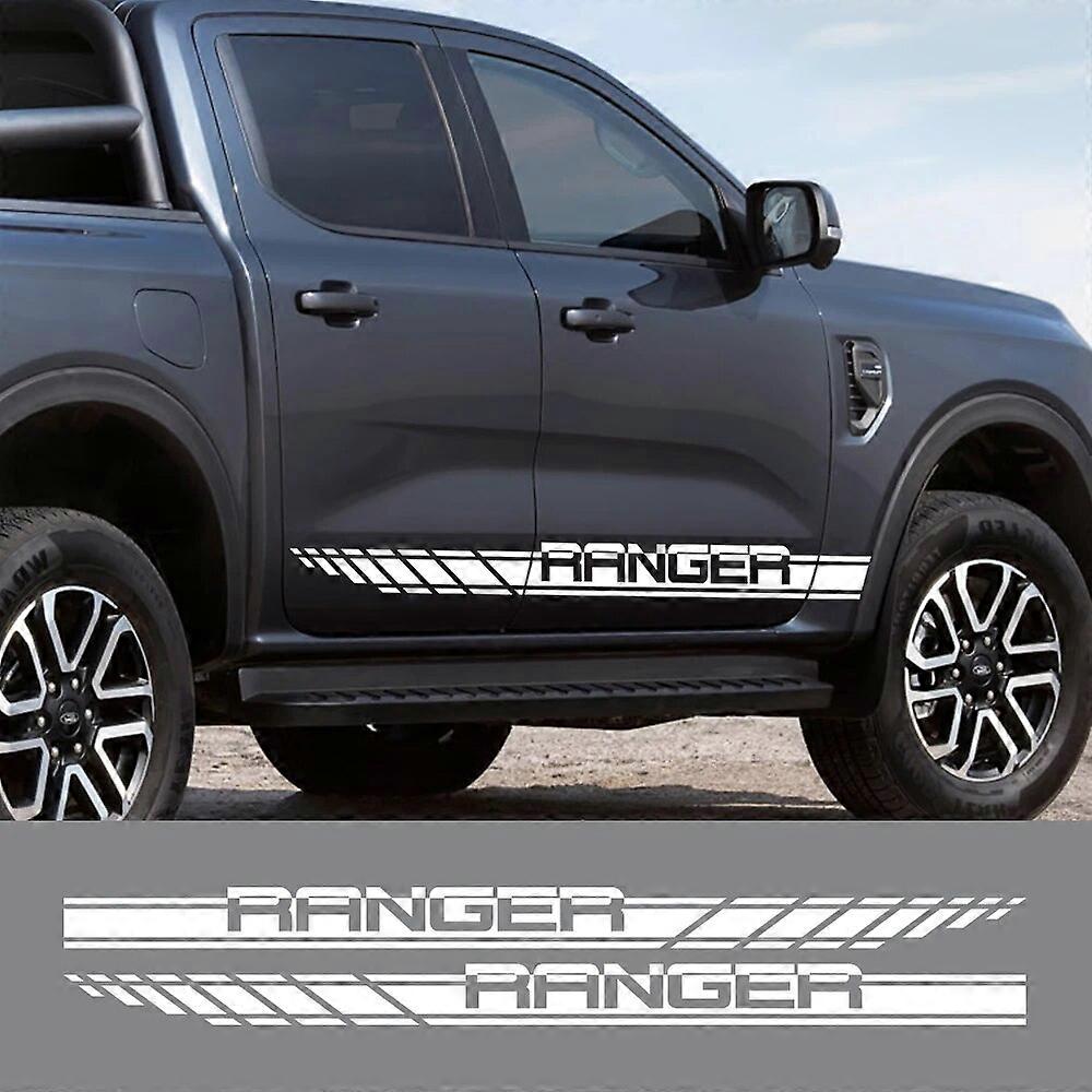 Car Stickers Pickup Door Side Stripes Decals For Ford Ranger Raptor XLT ...