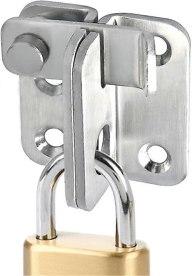 3 Pcs Sliding Door Lock Padlock Hasp Door Lock Latch Buckle Lock Anti ...