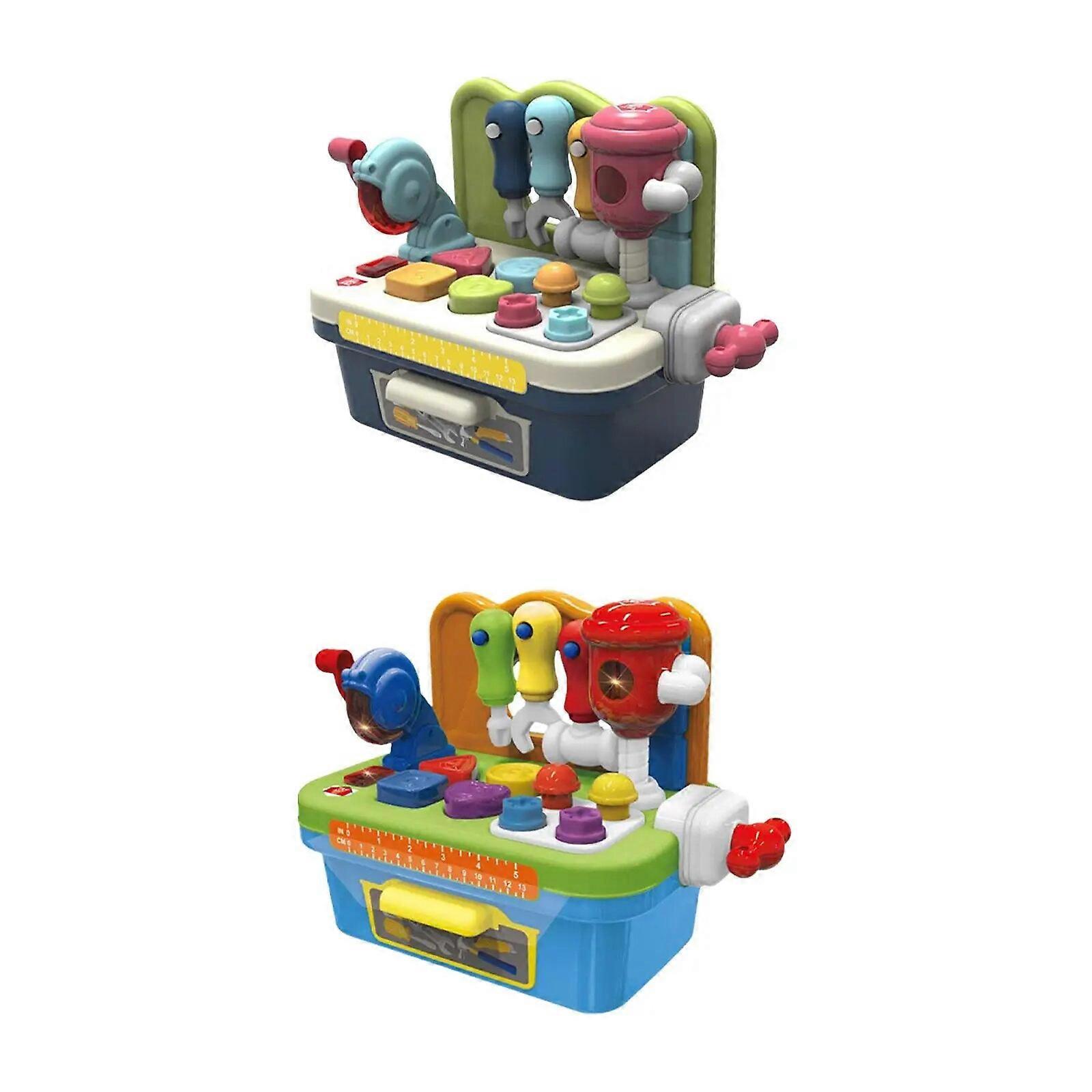 Construction Workbench Toy with Sound Effect and Light with Shape ...