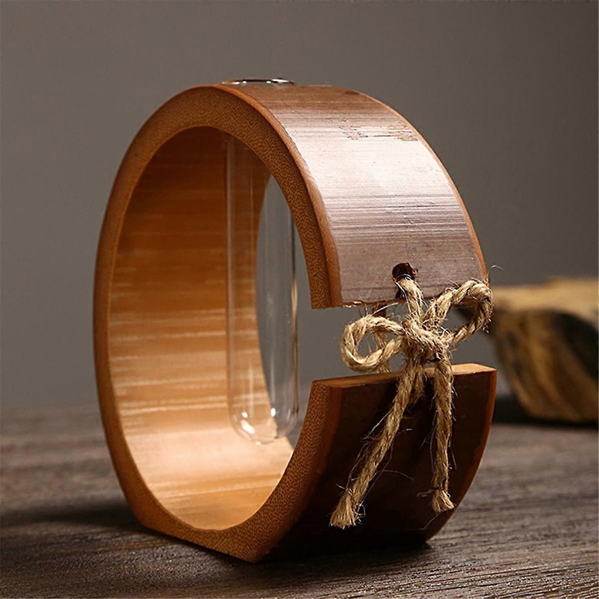 Wooden Dry Vase Flower Arrangement Living Room Dining Table Porch ...