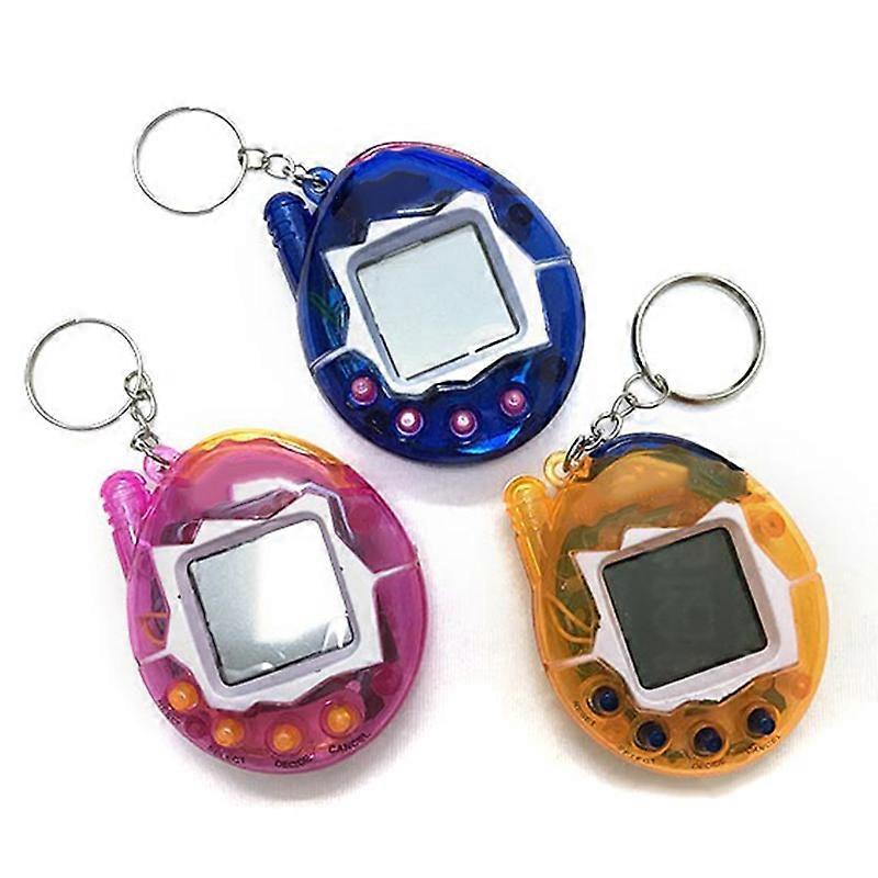 Virtual Electronic Digital Pets Keychain Game Keyring Electronic Toys ...