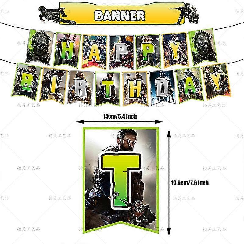 Call Of Duty Themed Birthday Party Decorationscall Of Duty Birthday ...