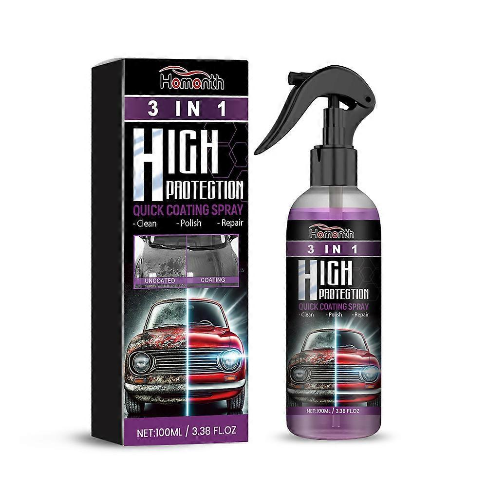 3 in 1 High Protection Quick Car Coat Ceramic Coating Spray Hydrophobic 100ML | Fruugo UK