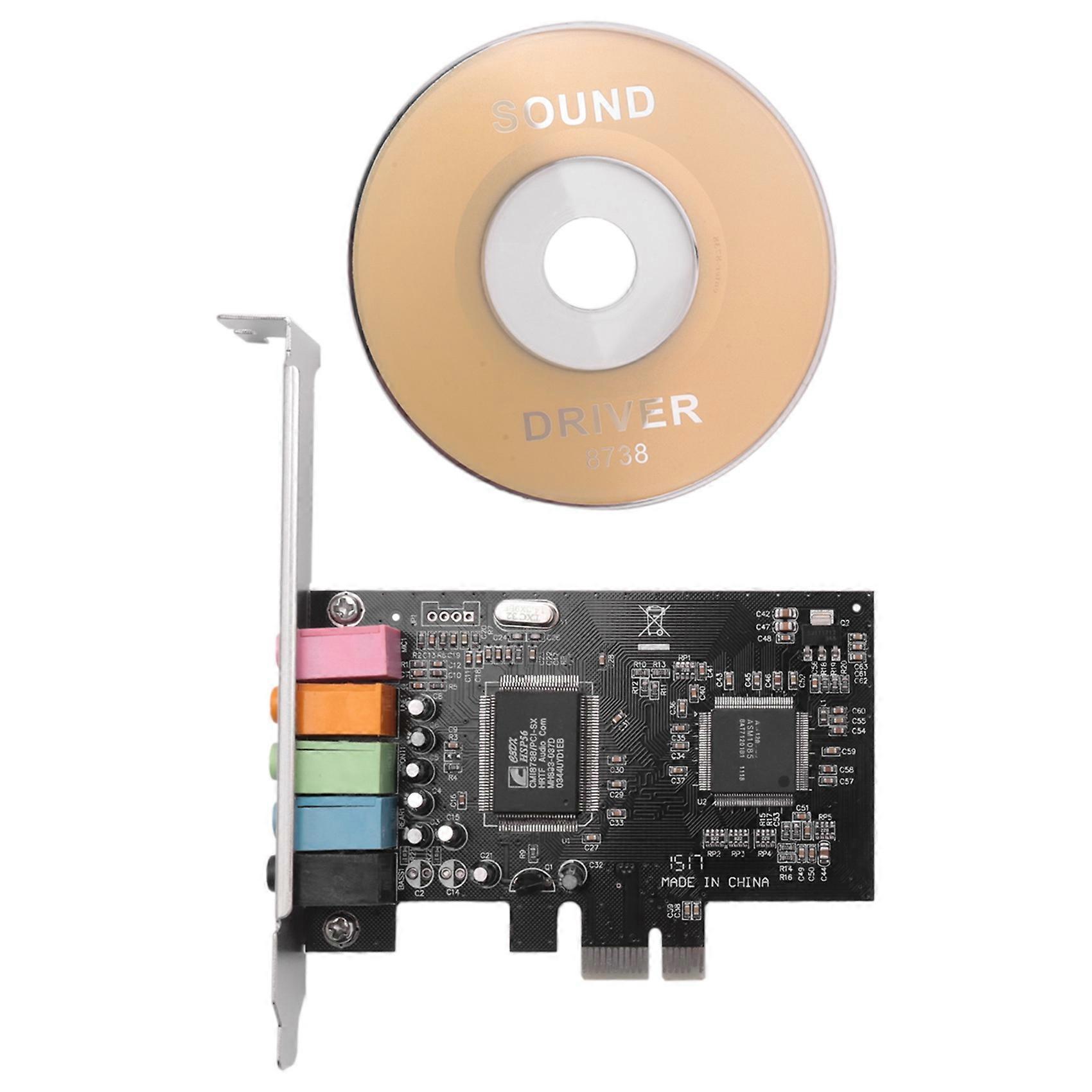 5.1 Internal Sound Card for Windows 10 with Low Profile Bracket, 3D ...
