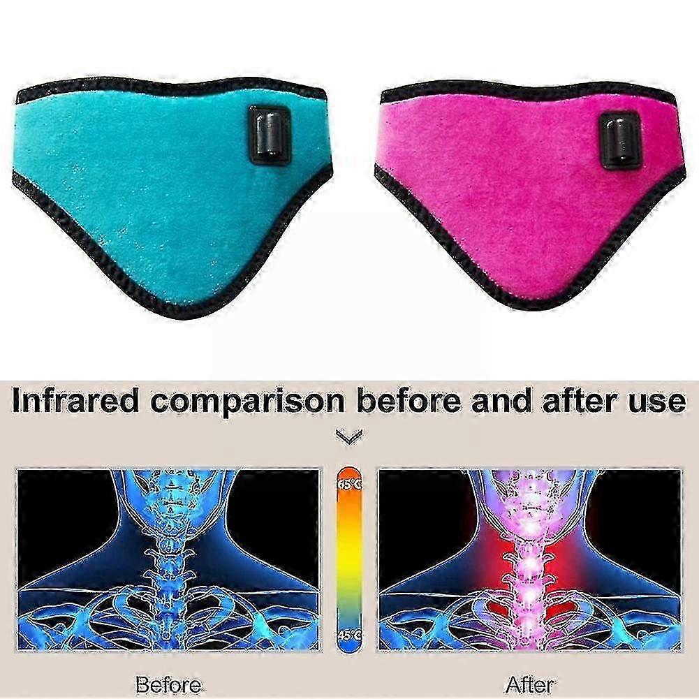 Electric Heating Neck Brace USB Heated Wrap For Pain Relief Relieve ...