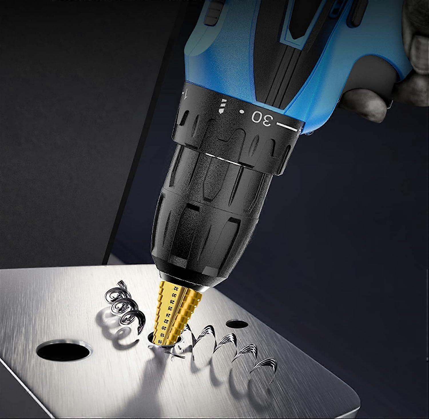 3PCS Countersink Drill Bit, Triangle Conical Titanium Countersink Drill ...