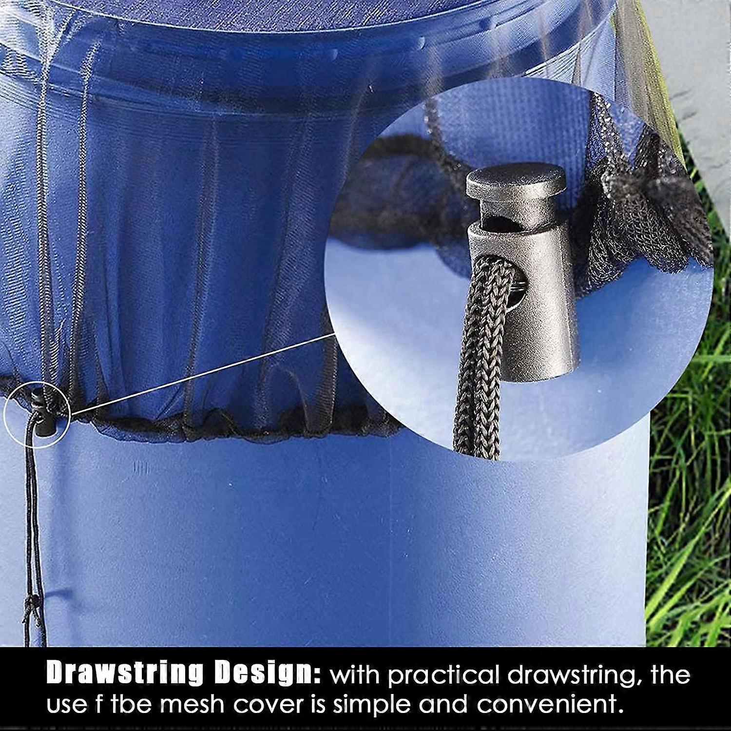 Rain Net Cover, Adjustable Rain Barrel Net, Keep Mosquitoes and Debris ...