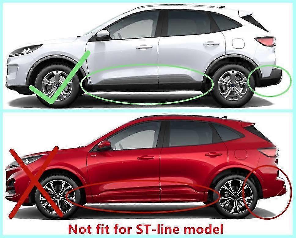 Genuine Front & Rear Splash Guards Mud Flaps For 2020-2024 Ford Kuga MK ...