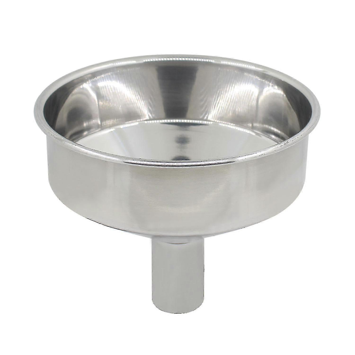 304 Stainless Steel Funnel Large With Filter Household Wine And Oil ...