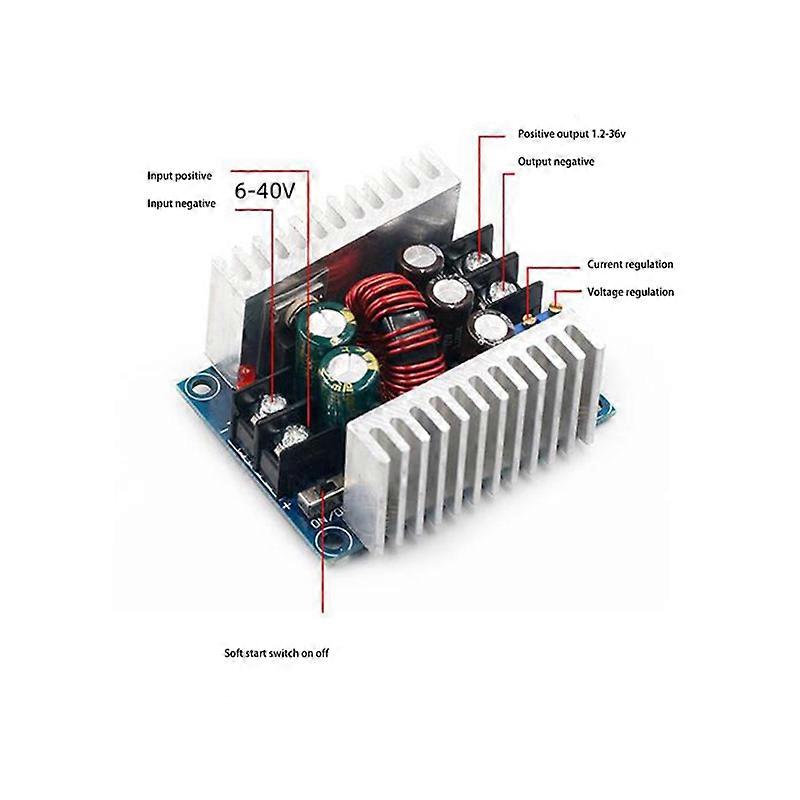 300W 20A DC-DC Adjustable Buck Converter Module | Fruugo UK