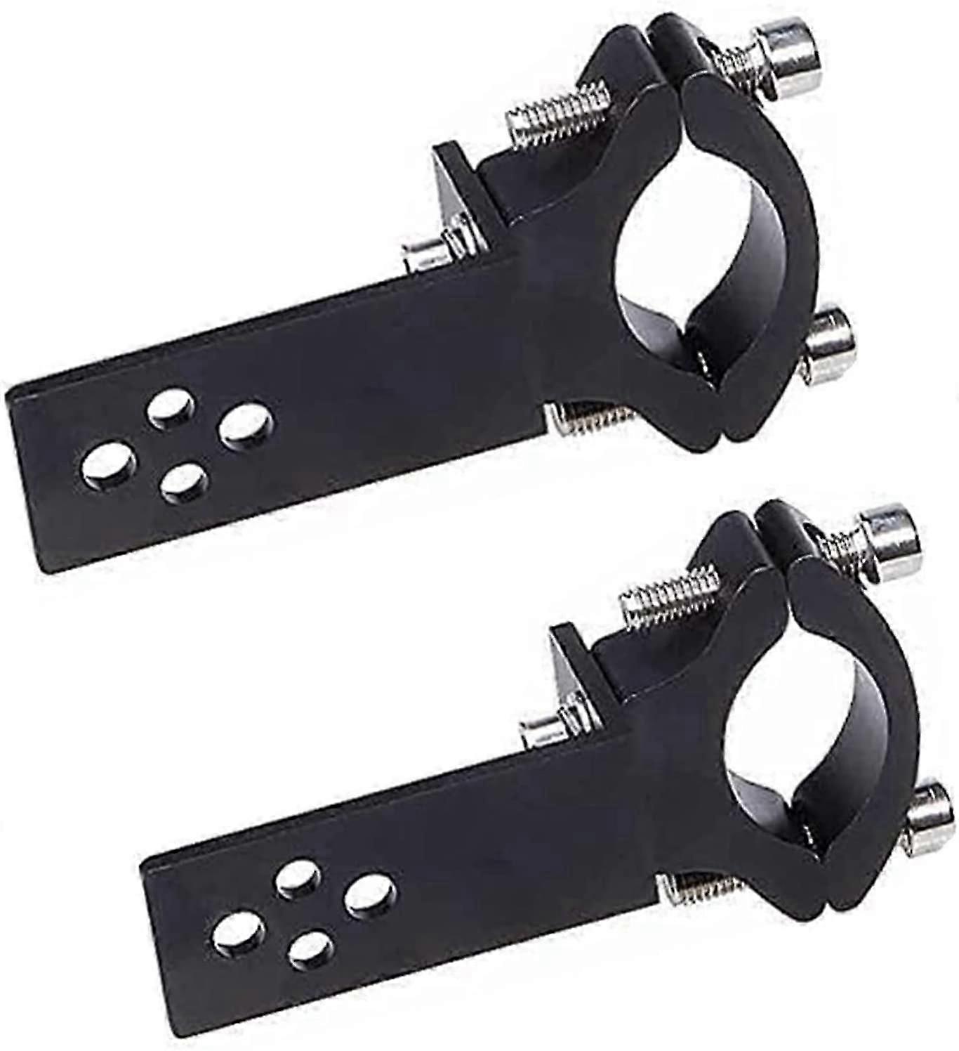 2 Pack Motorcycle Fork Tube Clamps Horizontal/Vertical Installation LED ...