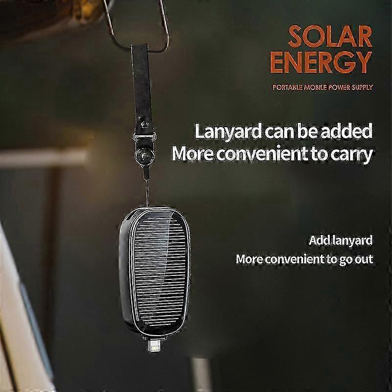 Mini Solar Power Bank Portable Keychain Powerbank For Cell Phone ...