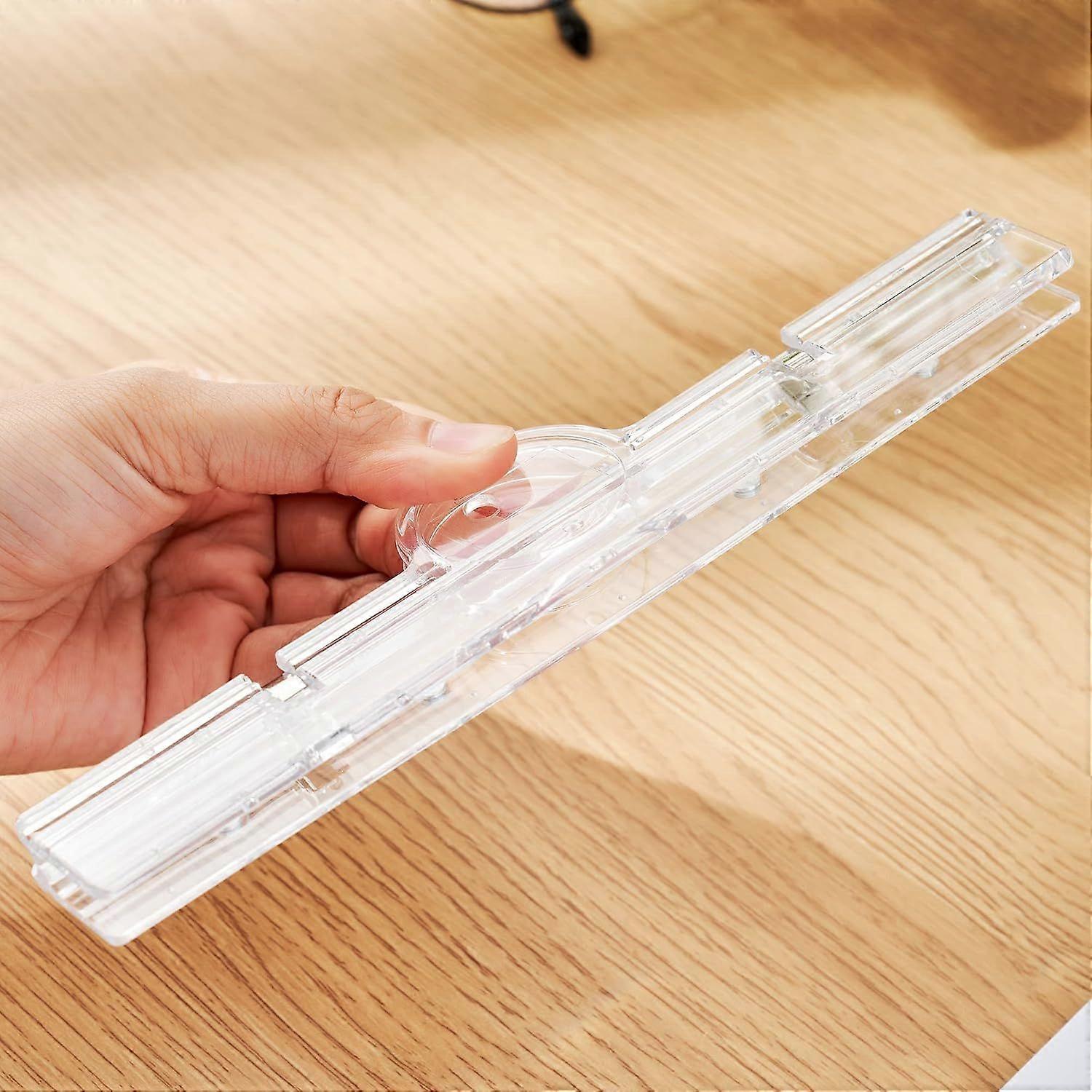 2 Pack 7.9 Inch-Transparent Extra Large Binder Paper Clips with Magnet ...